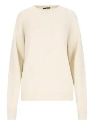 CANESSA CANESSA Ribbed Knit Crewneck Sweater
