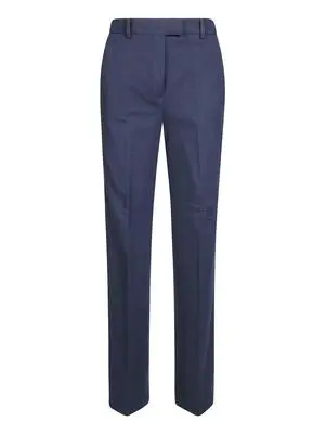 CIRCOLO 1901 Straight-leg Cotton Stretch Pants - Beige