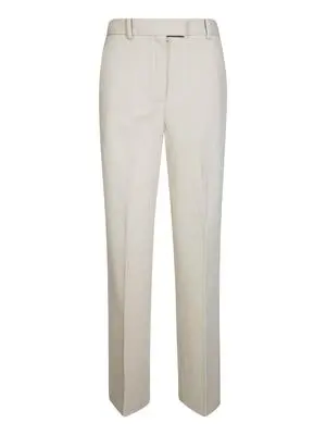 CIRCOLO 1901 Straight-leg Cotton Blend Pants - Marrone