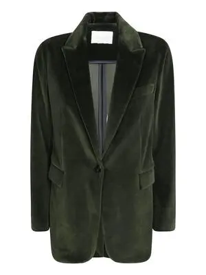 CIRCOLO 1901 CIRCOLO Smooth Velvet Tailored Blazer