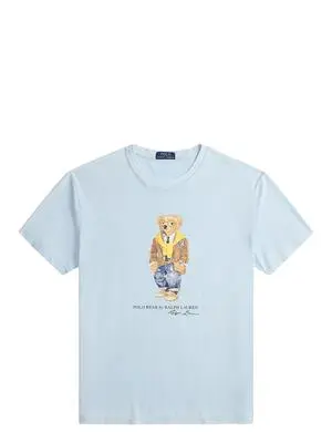 Ralph Lauren Polo Bear Graphic T-shirt - Light Blue