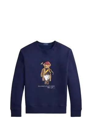 Ralph Lauren Polo Bear Graphic Crewneck Sweatshirt - Blu
