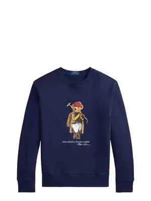 Ralph Lauren Polo Bear Graphic Crewneck Sweatshirt - Blu