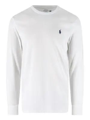 Polo Ralph Lauren Long-sleeve Crewneck T-shirt - White