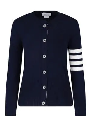THOM BROWNE THOM BROWNE Striped Sleeve Cardigan