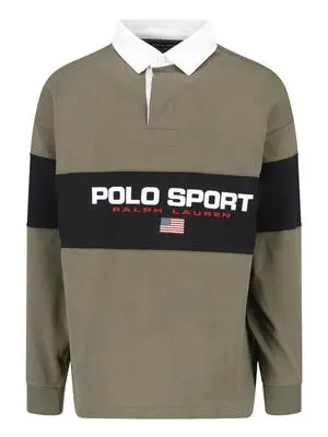 Polo Ralph Lauren Long Sleeve Rugby Polo Shirt - Green