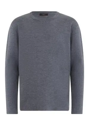 SLOWEAR SLOWEAR Crewneck Sweater In Virgin Wool Grey