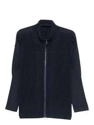 Issey Miyake Pleated Shirt - Blue