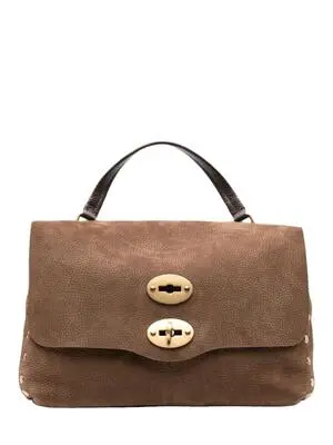 ZANELLATO Postina Jones Small Leather Handbag - Brown