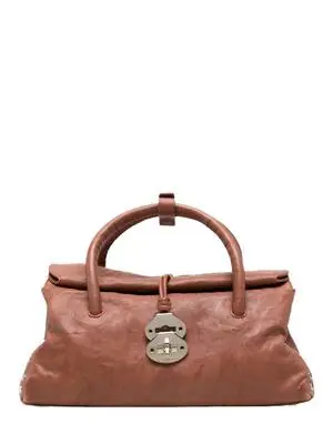 ZANELLATO Zanellato Dotta Officina Small Leather Handbag Brown