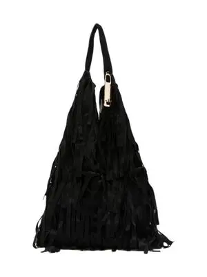 LA MILANESA Aretha Large Shoulder Bag - Black