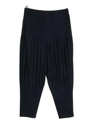 Issey Miyake Pleated Trousers - Blue