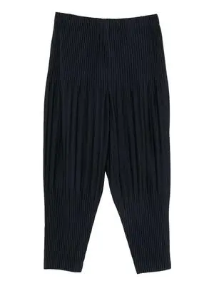 Issey Miyake Pleated Trousers - Blue