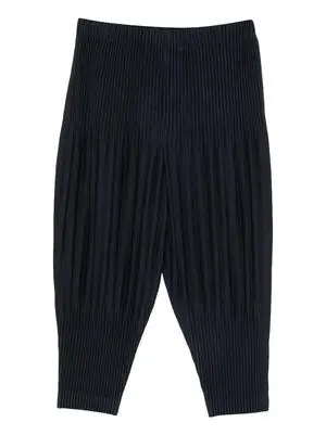 Issey Miyake Pleated Trousers - Blue