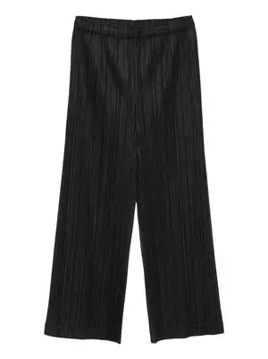 ISSEY MIYAKE PLEATS PLEASE ISSEY MIYAKE Pleated Wide-Leg Trousers
