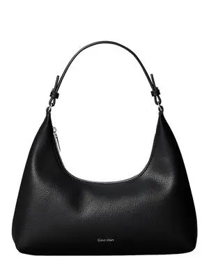Calvin Klein Calvin Klein Embossed Logo Convertible Shoulder Bag Black