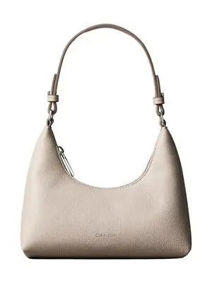 Calvin Klein Embossed Logo Convertible Shoulder Bag - Chateau Grey