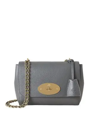 Mulberry Leather Lily Shoulder Bag - Grey