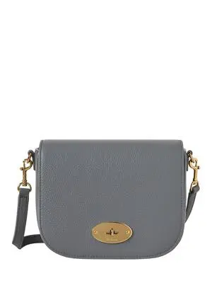 Mulberry Small Leather Darley Shoulder Bag - Grey