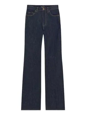 Saint Laurent High-rise Flared Jeans - Blue