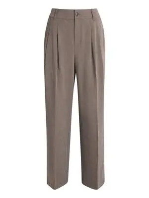 Varley Alysha Wide-leg Tailored Trousers - Brown