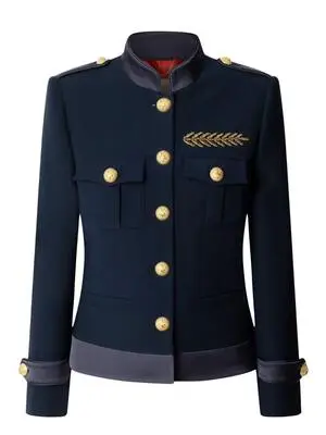 THE EXTREME COLLECTION Ilva Star Military Jacket - Blue