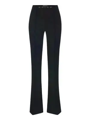 ELISABETTA FRANCHI Elisabetta Franchi Black Boot-Cut Trousers With Logo Detail