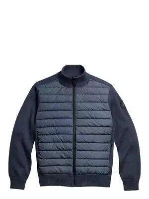 CANADA GOOSE Canada Goose Hybridge Panel-Knit Wool Padded Jacket