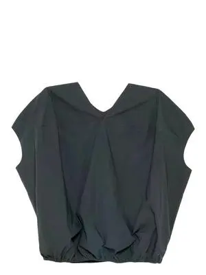LESS LESS O-silhouette V-neck Blouse