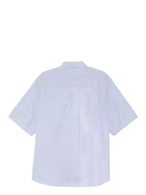 CROQUIS Sailboat-appliqué Shirt - Blue