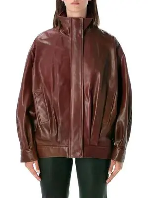 ARMA Paula Leather Jacket - Brown