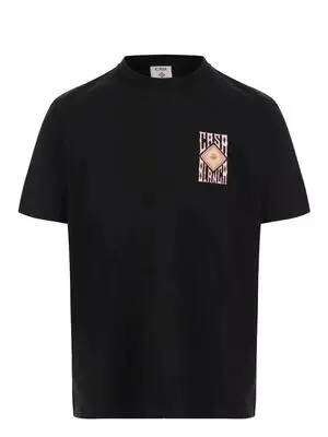 Casablanca Hermons Mirage-print T-shirt - Black