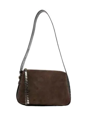 TORY BURCH Tory Burch Romy Suede Shoulder Bag