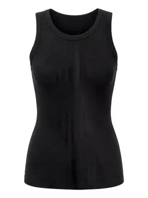 HANDVAERK HANDVAERK Ribbed Knit Racerback Tank Black