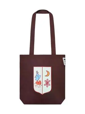 MUZARADI Graphic Print Shoulder Bag - Brown