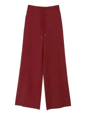 Max Mara Palazzo Pants - Red