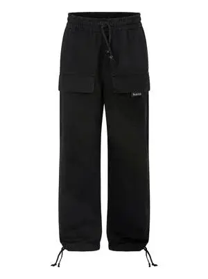 DISCLAIMER Drawstring-waist Cargo Pants - Black