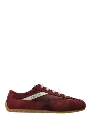 Alexander McQueen Alexander McQueen Leather Panel Sneakers Red