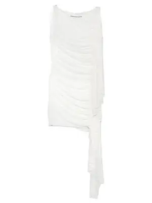 ALEXANDER WANG Ruched Draped-detail Mini Dress