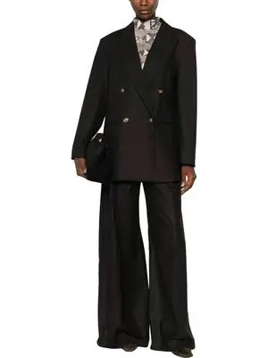 LE SULLY STUDIO LE SULLY STUDIO Pleated Wide-Leg Palazzo Pants