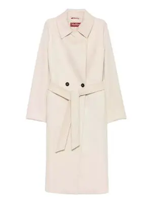 MAX MARA Max Mara Belted Button-Fastening Coat