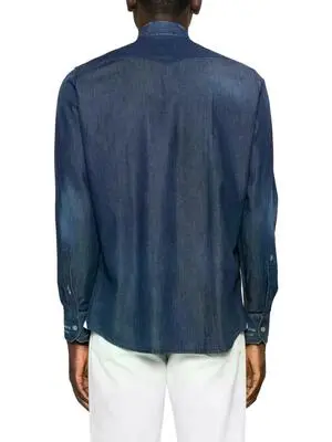 SARTORIO NAPOLI Faded Western-style Shirt - Blue