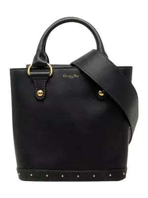 Dior Calfskin Avenue Bucket Bag - Black
