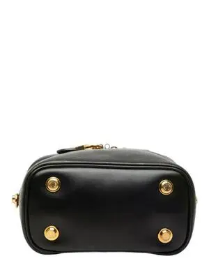 LOUIS VUITTON Louis Vuitton 2020 Monogram Ink Vanity PM Satchel Black