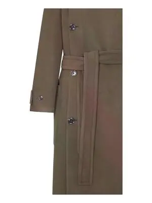 LEMAIRE LEMAIRE Double-Breasted Wool Wrap Coat