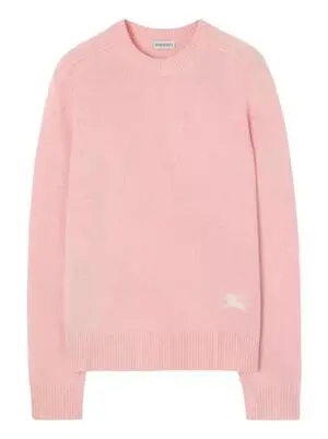 Burberry Burberry Cashmere Sweater With Knight Motif Pink