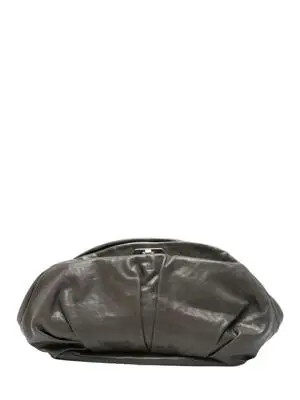 Marni Ruched Detail Clutch Bag - Grey