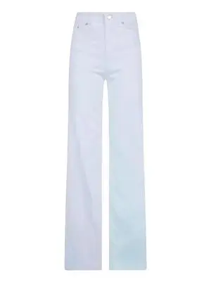 LOIS High-waisted Wide-leg Jeans - White