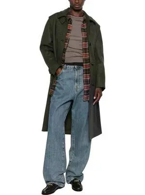 SCHNEIDERS Wool Button-up Coat - Green
