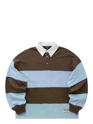 WRSTBHVR WRSTBHVR Geri Striped Polo Sweater